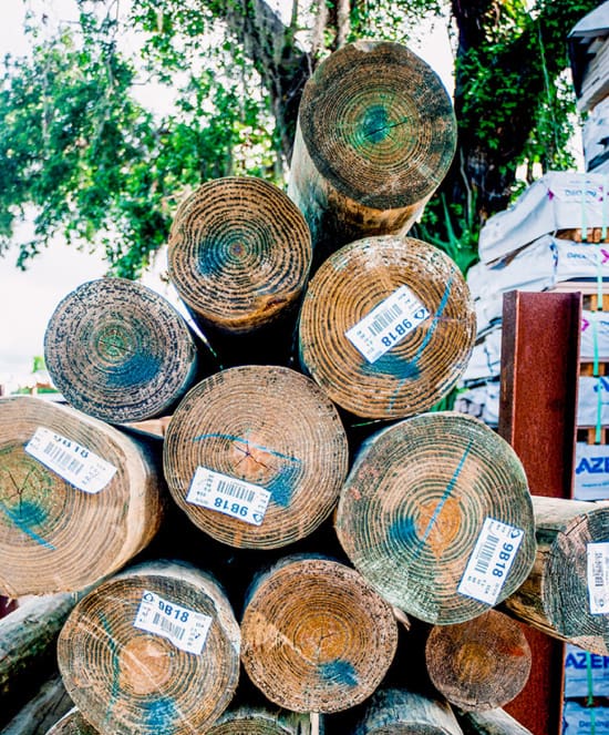 Treated Wood Pilings - Decks & Docks Lumber Co.